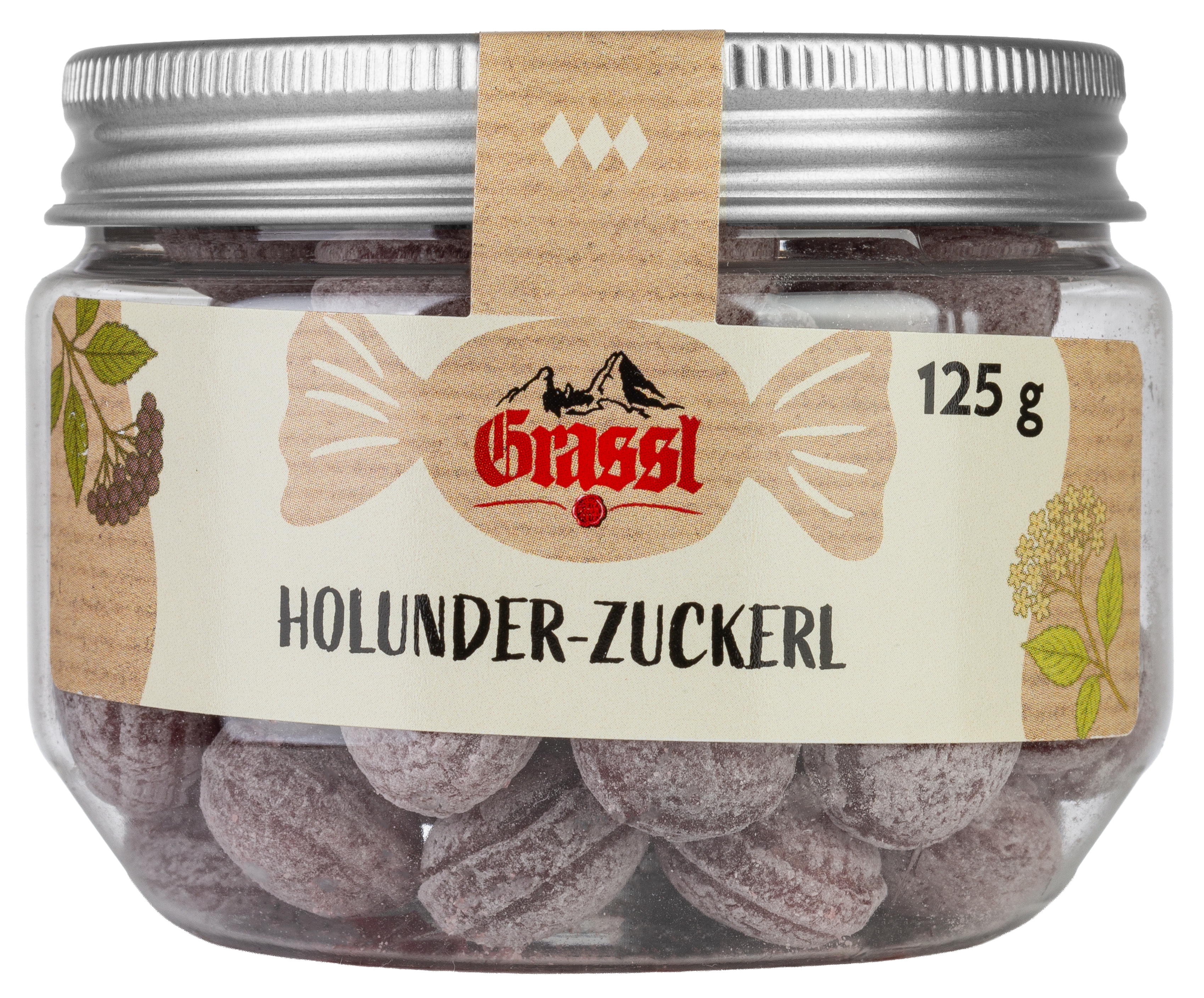 Grassl Holunder-Zuckerl – Enzianbrennerei Grassl