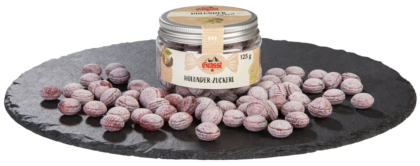 Grassl Holunder-Zuckerl – Enzianbrennerei Grassl
